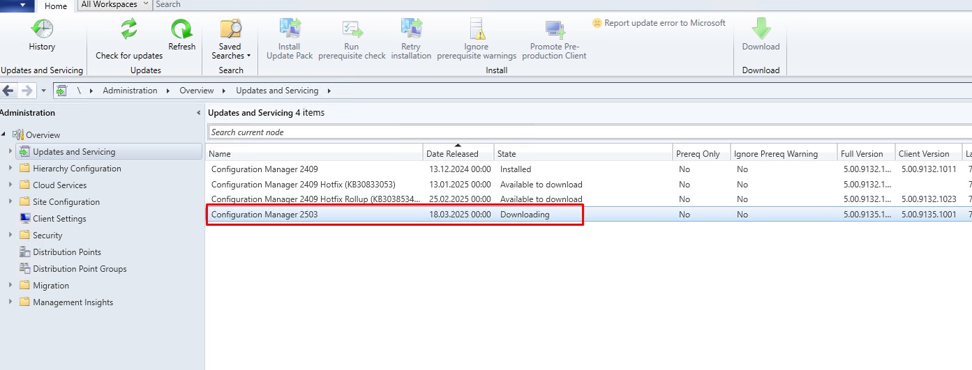 SCCM 2503 Current Branch Upgrade Guide - Mert Efe Kanlikilic