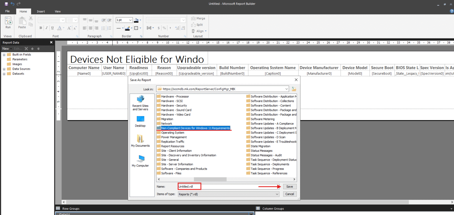 How to Check Windows 11 Upgrade Readiness in SCCM and Create a Custom ...