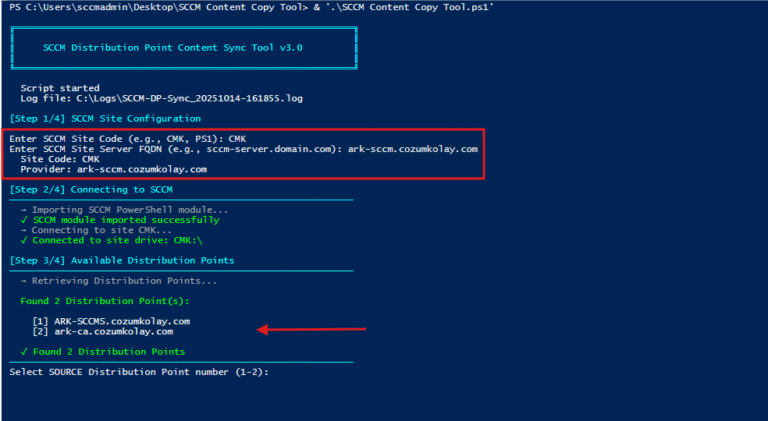 SCCM Distribution Point Content Sync Made Easy with PowerShell - Mert ...