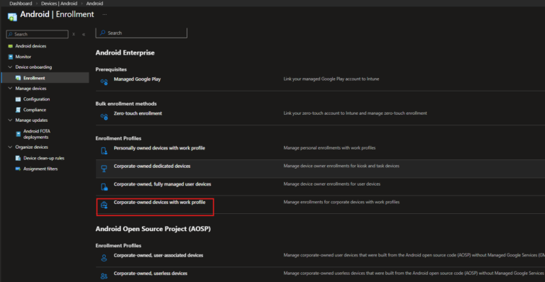 Android Enterprise COPE with Intune: A Practical Step-by-Step ...