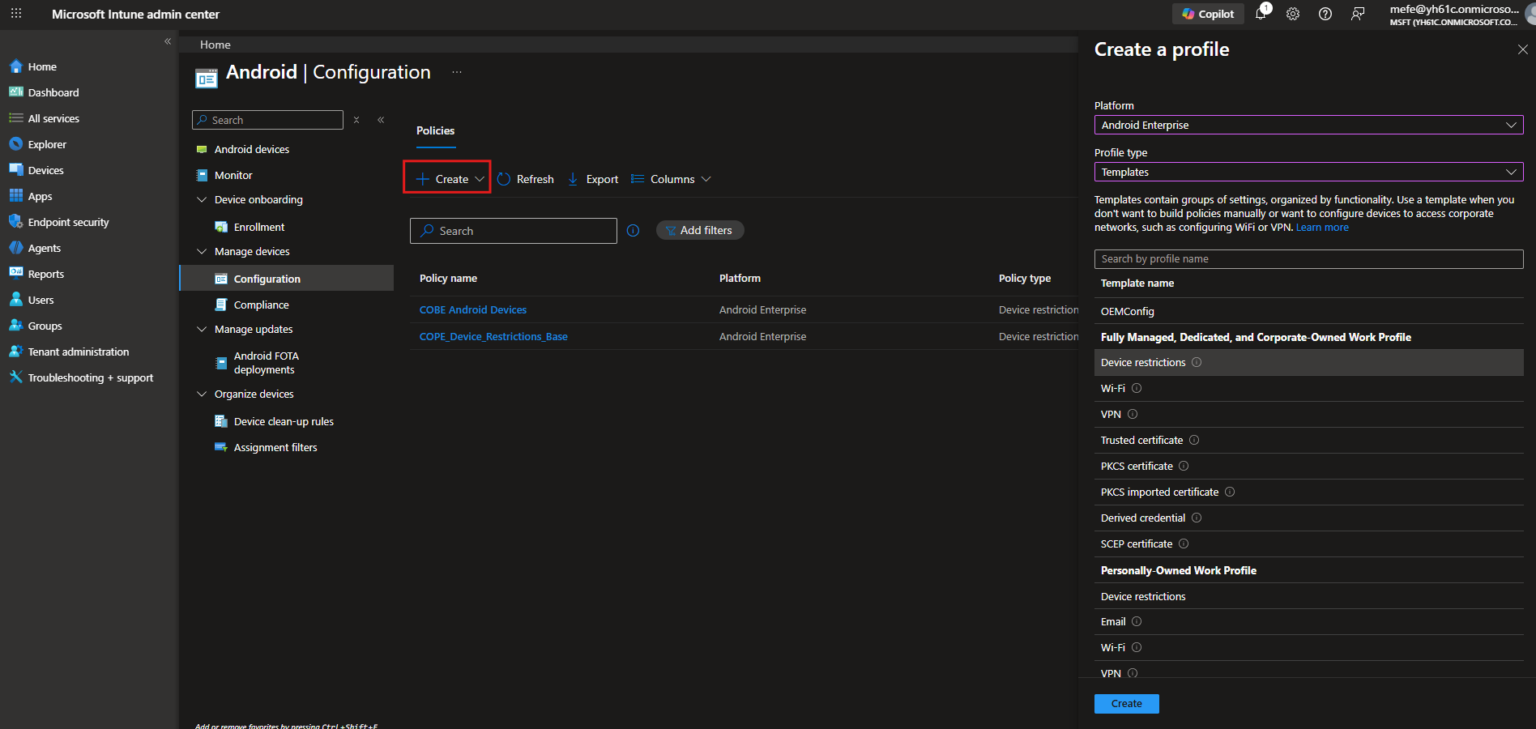 How to Configure Android Enterprise Dedicated Kiosk Devices with Intune ...