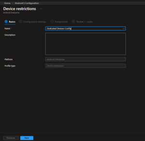 How to Configure Android Enterprise Dedicated Kiosk Devices with Intune ...